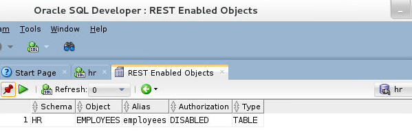 AutoREST Enable Database Objects